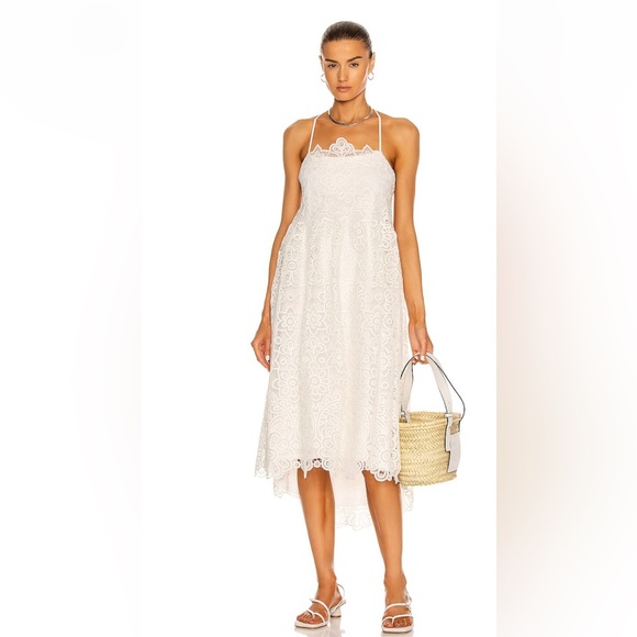 Jonathan Simkhai | Dresses | Nwt Jonathan Simkhai Zayna White Crochet ...